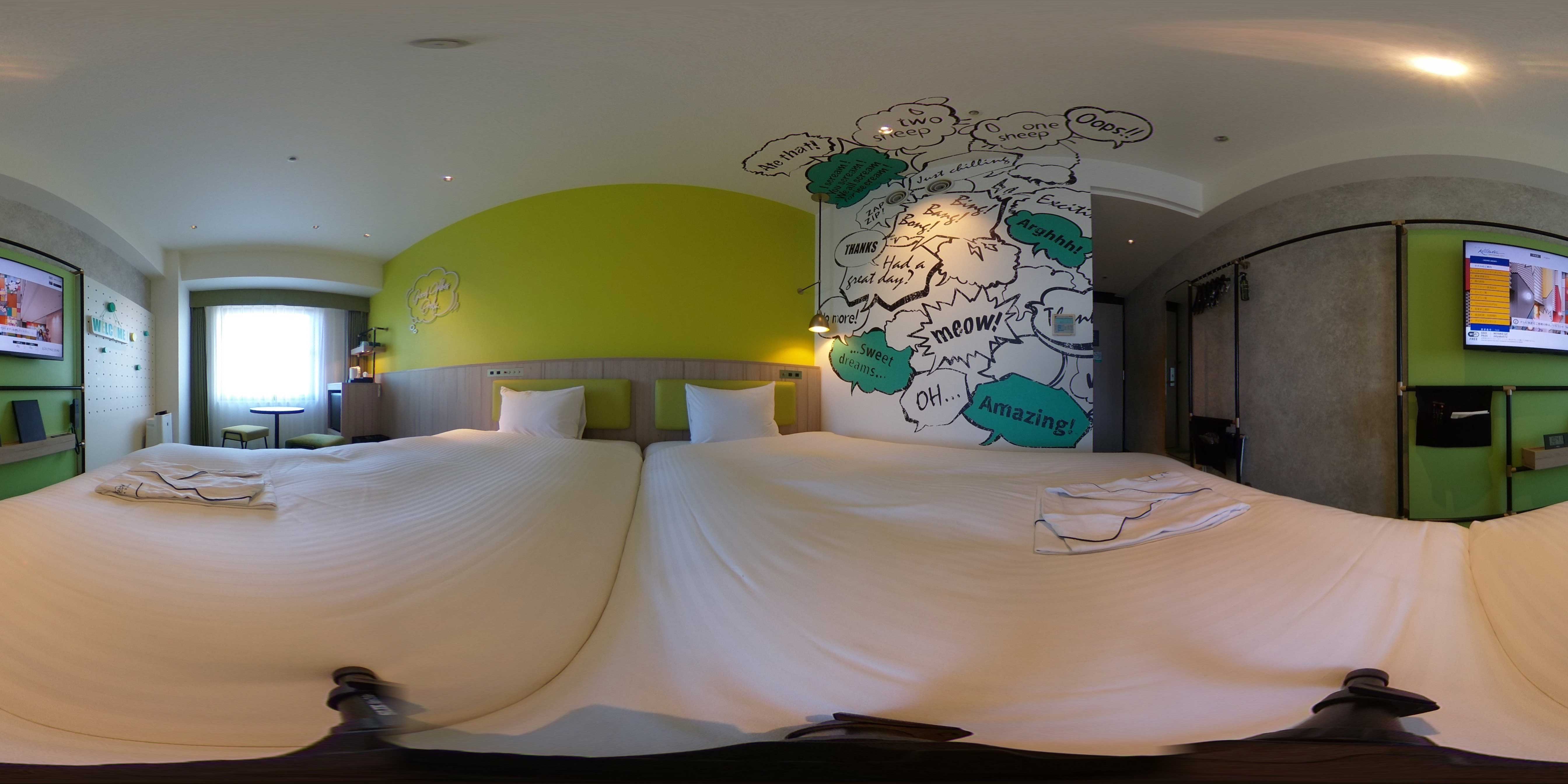 カジュアルルーム ツイン（Summer Fresh pop）_ホテル近鉄ユニバーサル・シティ【JTB】